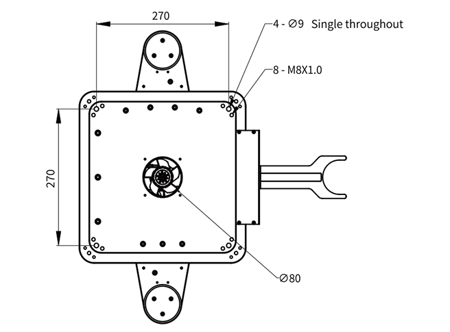 3-Axis Bernoulli Single-Arm Robot Manipulator-FORTREND